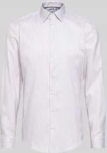 Jake*s Slim Fit Businesshemd mit Kentkragen