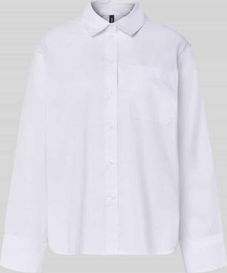 Vero Moda Regular Fit Langarmbluse aus Baumwoll-Mix Modell LOTUS