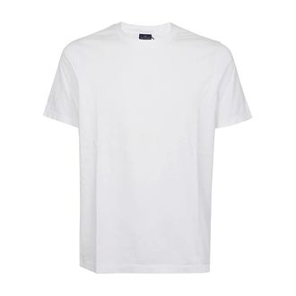 Paul & Shark Homme, Tops, Blanc, Taille: 2XL T-shirt en jersey de coton