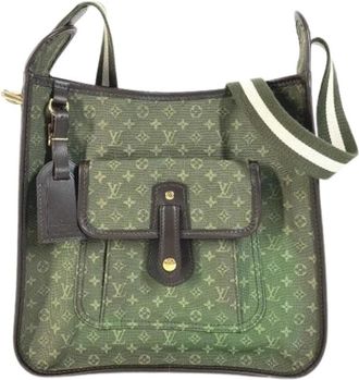 Louis Vuitton unisex, Pre-owned, Vert, Taille: ONE Size Sac bandouli&egrave;re Mini Monogram Pre-owned