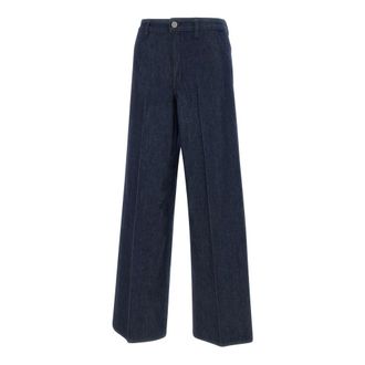 Theory Wide St Trsr Midnight Blue Jeans - - Trousers - Damen - Blau - W25