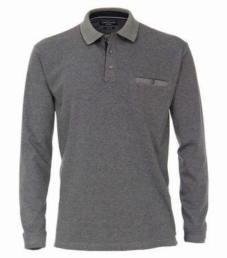 Casamoda Langarm-Poloshirt CASAMODA Polo-Shirt Langarm uni
