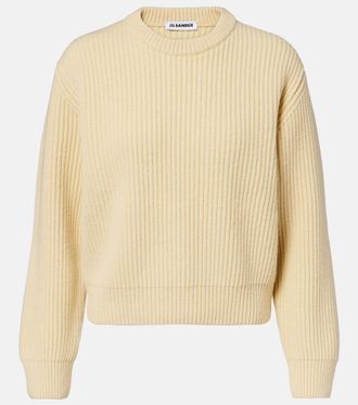 Jil Sander Pull c&ocirc;tel&eacute; en laine