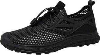 Generic Chaussures de marche pour homme - Respirantes - L&eacute;g&egrave;res - Semelles antid&eacute;rapantes - Chaussures de sport confortables et d&eacute;contract&eacute;es &agrave; lacets pour un