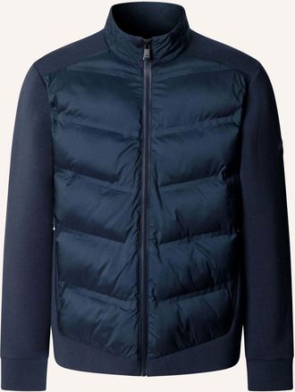 Hackett Sweatshirt Hs Ultra Hybrid Fz blau