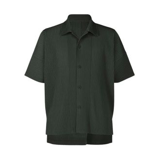 Issey Miyake Couleurs Mensuelles : Chemise dao&ucirc;t - Homme - Chemises - Gris - Taille: M
