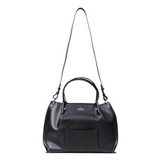 A|X Armani Exchange Elegante Einkaufstasche mit A|X Logo - - Bags - Damen - Schwarzk - ONE SIZE