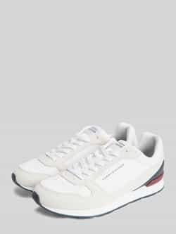 Tommy Hilfiger Sneaker aus echtem Leder mit Label-Details