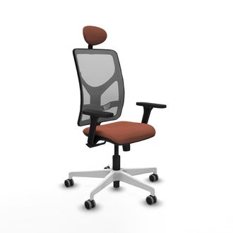 Piqueras y Crespo Stuhl mit Lendenwirbel- und Nackenst&uuml;tze, mit 3D-Armlehnen und festem Kopfteil, ausgestattet mit 3 Positionen und Schneideschaum, mit Rollen von 65 mm