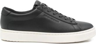 Emporio Armani Homme, Chaussures, Noir, Taille: 46 EU Baskets