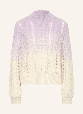 Marc Cain Pullover Mit Glitzergarn lila