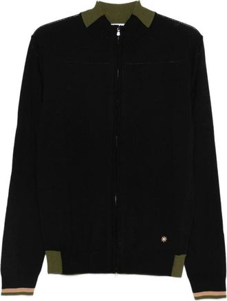 Manuel Ritz Homme, Pulls, Noir, Taille: XL Cardigan Zipp&eacute;