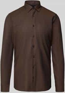 Olymp No. 6 Super Slim Fit Business-Hemd mit Kentkragen