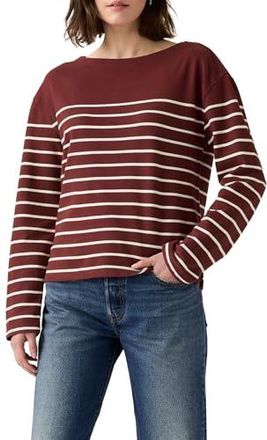 Levi's Marin Stripe Top Magnolia Stripe Chocola, Magnolia Stripe Choc, M
