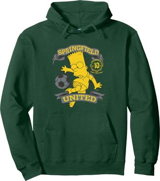 The Simpsons Soccer Bart Simpson Springfield United Pullover Hoodie