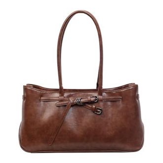 Generic Sac &agrave; bandouli&egrave;re en cuir PU pour femmes et filles, sac &agrave; main de capacit&eacute; moyenne pour usage quotidien