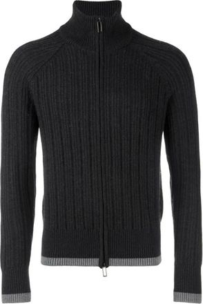 Emporio Armani Cardigan c&ocirc;tel&eacute; - Homme - Pulls - Noir - Taille: XL