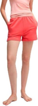 HUGO BOSS Hugo Short de Sport avec Logo Loungewear pour Femme, Rouge Clair/Pastel Red632, L