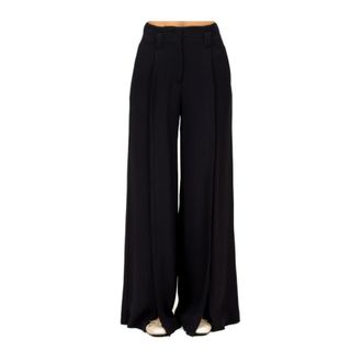 Semicouture Wide Hosen - - Trousers - Damen - Blau - M