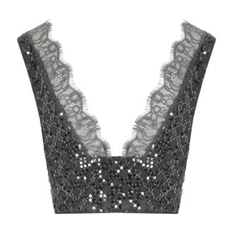 Marella Ondata Top - - Tops - Damen - Grau - XS