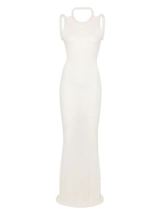 Aya Muse robe longue Aura - Blanc
