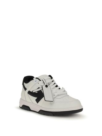 Off-white Mens Out Of Office Sneakers White-Black White/black