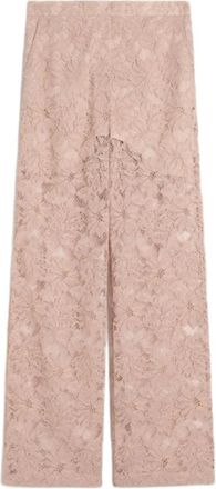 Sportmax Femme, Pantalons, Rose, Taille: 38 FR Wide Pantalons