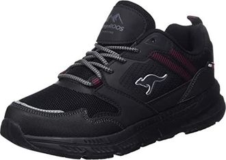 Kangaroos Mixte K-UO Shore RTX Chaussure de randonnée, Noir de Jais Rouge, 42 EU