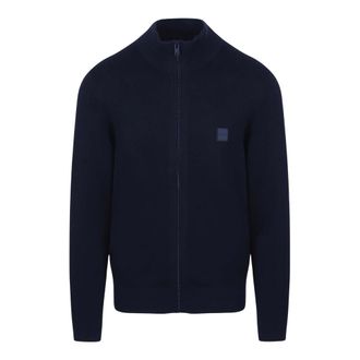HUGO BOSS Cardigan Kanozip - Homme - Pulls - Bleu - Taille: L