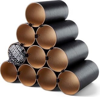 Corpus Delicti Loop - das Flexible Schalregal aus Hartpapier - Ordnungssystem und Organizer für Kleiderschrank und Regal zur Aufbewahrung von Tüchern, Schals (10 Hül