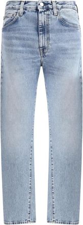 Toteme Jean &agrave; coutures torsad&eacute;es - Femme - Jeans - Bleu - Taille: W27