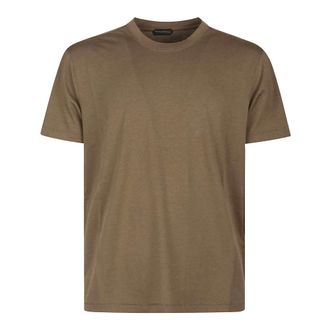 Tom Ford Homme, Tops, Brun, Taille: 2XL T-shirt Décontracté en Coton