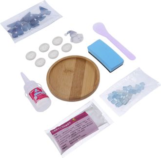 Artibetter DIY Untersetzer Mit Handgemachtem Material Runde Coaster Zum Selbermachen Perfektes Werkzeug Für Heimgebrauch Und Dekoration