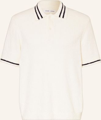 Sams&oslash;e & Sams&oslash;e Sams&oslash;e Sams&oslash;e Strick-Poloshirt Sapedro weiss