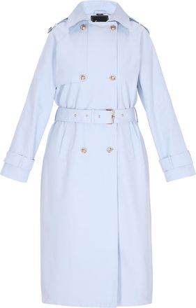 Faina Mantel Frauen hellblau