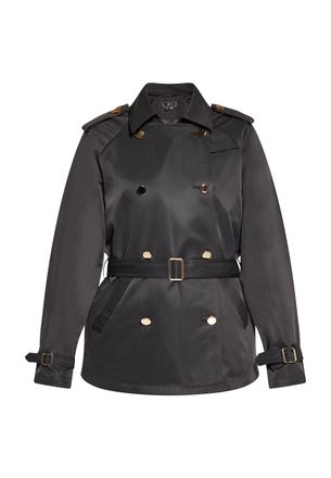 Faina Kurzmantel Damen schwarz