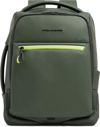Piquadro Homme, Sacs, Vert, Taille: ONE Size Sac &agrave; dos de voyage pour ordinateur portable 15,6