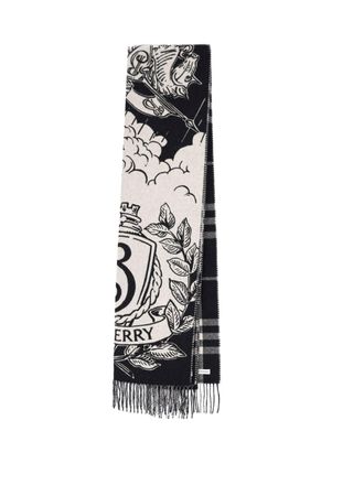 Burberry Reversible Scarf Stormy Knight
