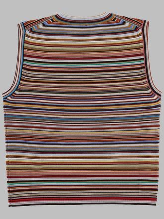 Paul Smith Merino Wool Signature Stripe Vest - Multicolor