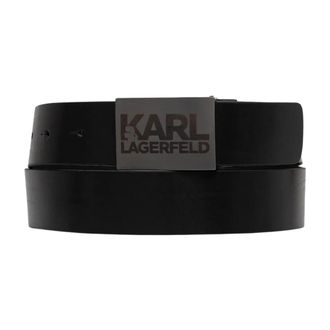Karl Lagerfeld Lederg&uuml;rtel - - Accessories - Herren - Schwarzk - 85 CM