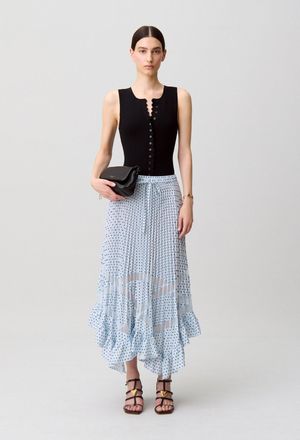 Claudie Pierlot Midi-Rock aus Spitze