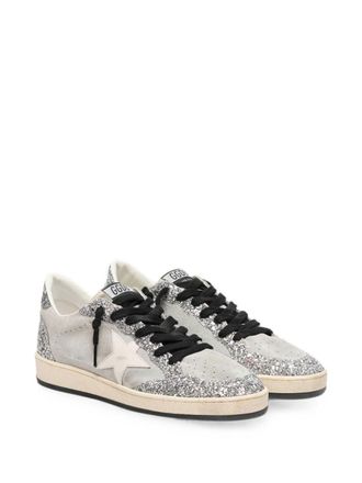 Golden Goose Ball Star Sneaker - Silver