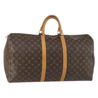 Louis Vuitton Sac Week-end en Toile Pre-owned - Femme - Pre-owned - Brun - Taille: ONE Size