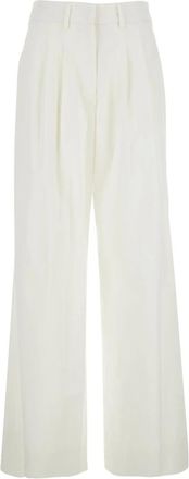 Pantaloni Torino Femme, Pantalons, Blanc, Taille: 38 FR Frankie Wide Pantalons
