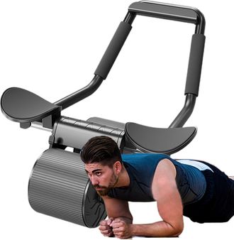 Generico Bauchmuskeltrainingsrad, Ausr&uuml;stung f&uuml;r Muskelaufbau und K&ouml;rperstraffung, Trainingsrolle f&uuml;r Bauchtrainer, f&uuml;r Anf&auml;nger, M&auml;nner, Frauen, Zuhause, Fitn