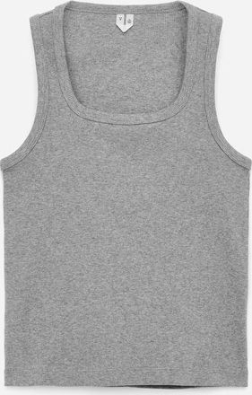 Arket Geripptes Tanktop -Grau
