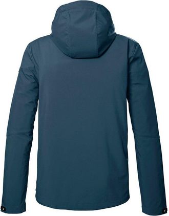 Killtec Softshelljacke KOS 259 MN SFTSHLL JCKT Wasserabweisende Softshelljacke mit verstellbarer Kapuze