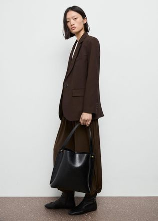 Mango Gerader Blazeranzug schokolade - Damen - 3XL - MANGO