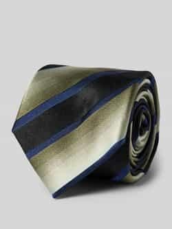 Blick. Seidenkrawatte mit Label-Detail