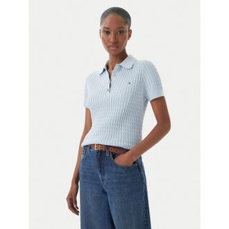 Tommy Hilfiger Poloshirt WW0WW41474 Blau Regular Fit